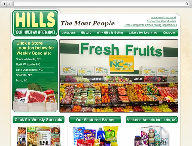 Retail Web Design In Wilmington NC