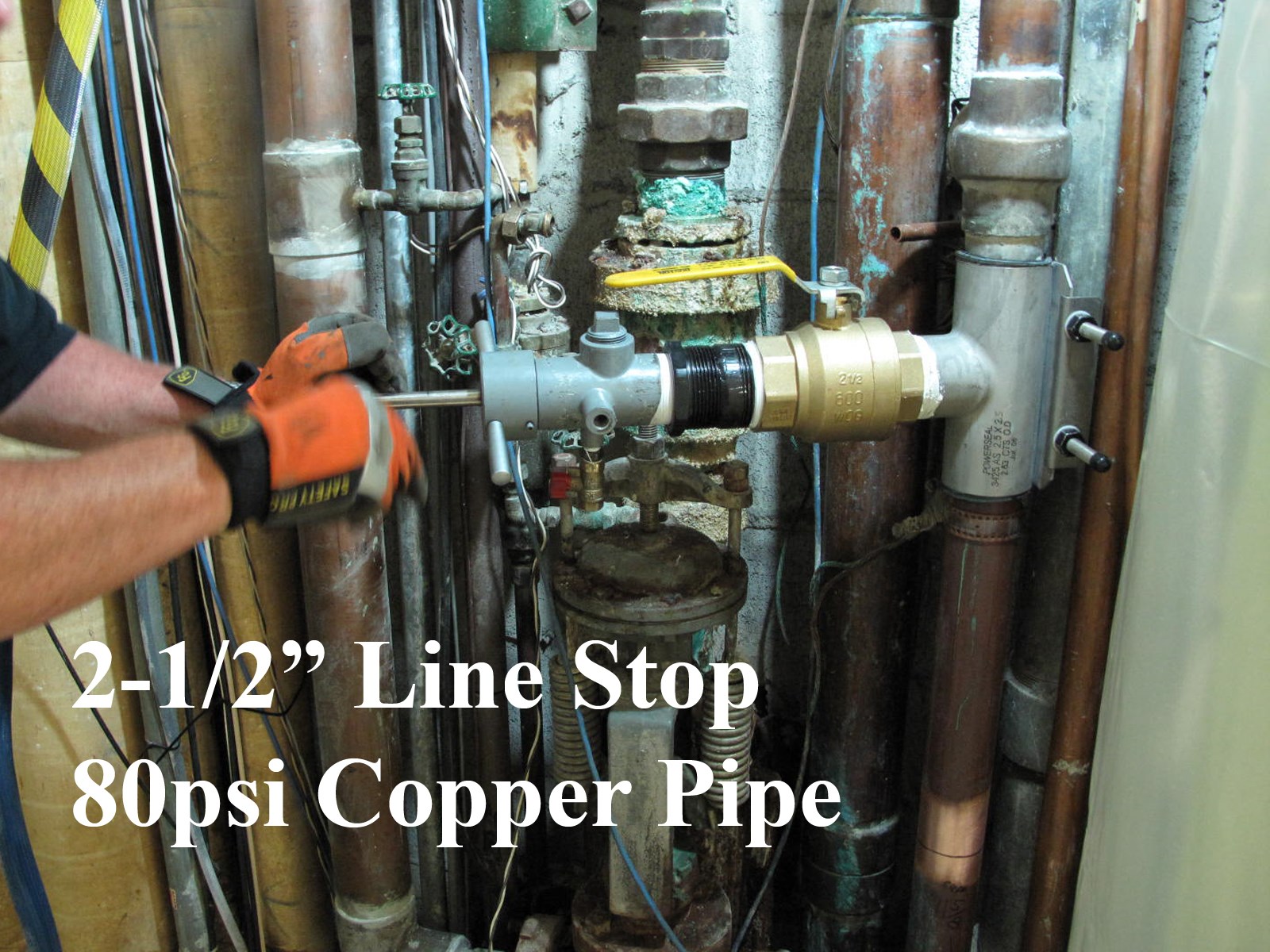 Mechanical Line Stopping Services - CRYOSTOP™ Pipe Freeze Seal Services